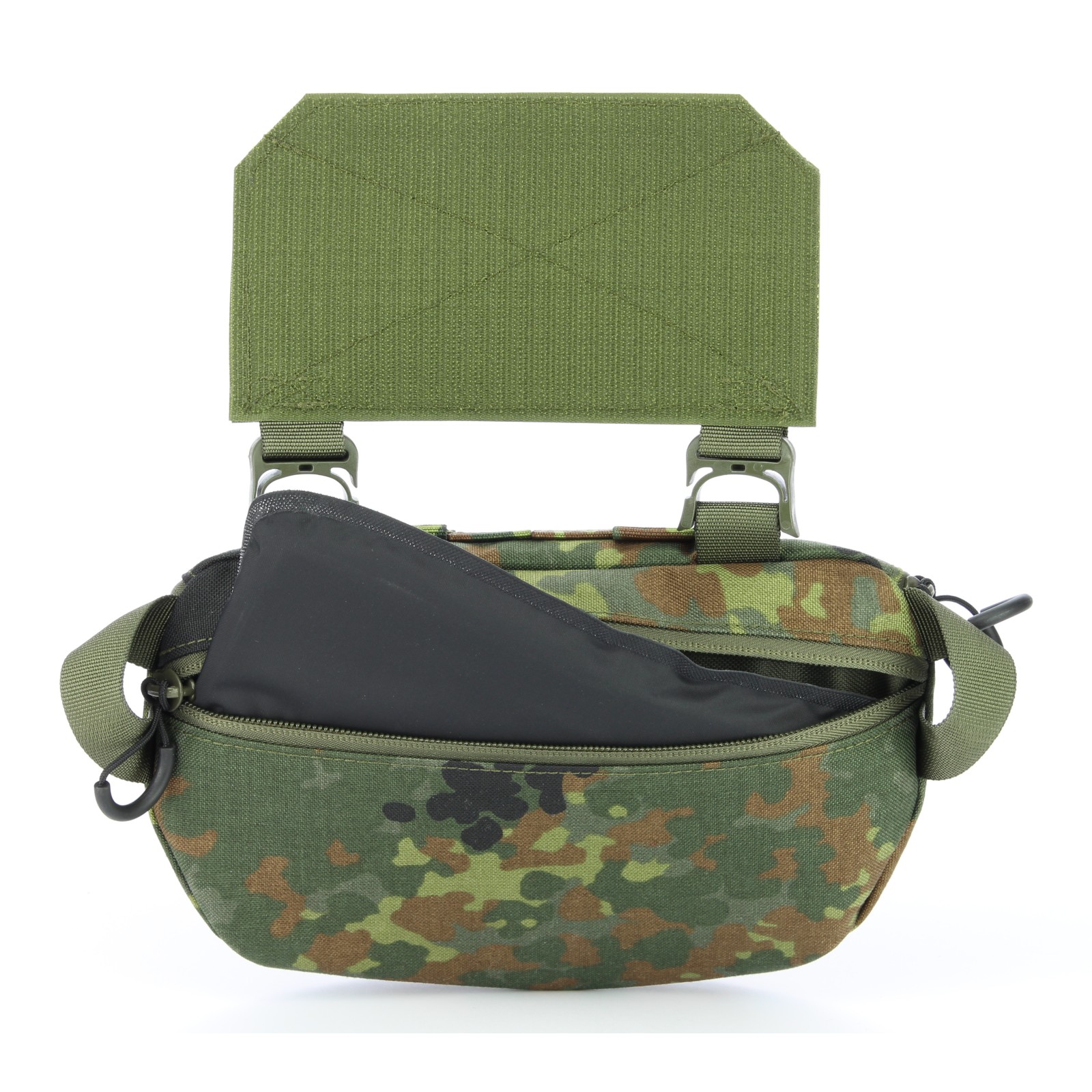 Waist bag / fanny pack with ballistic insert and Molle