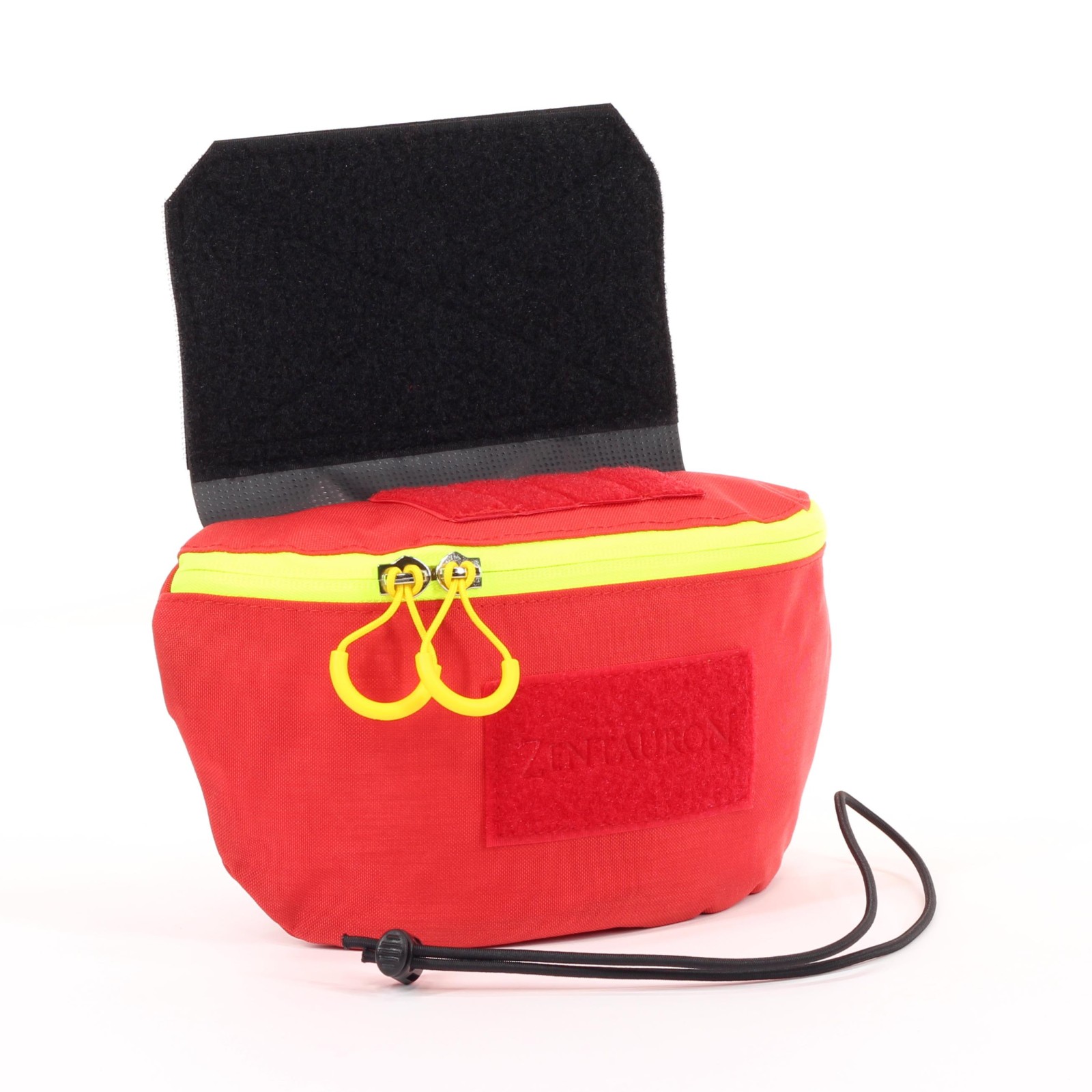 Drop down pouch for rescue and law enforcement personnel