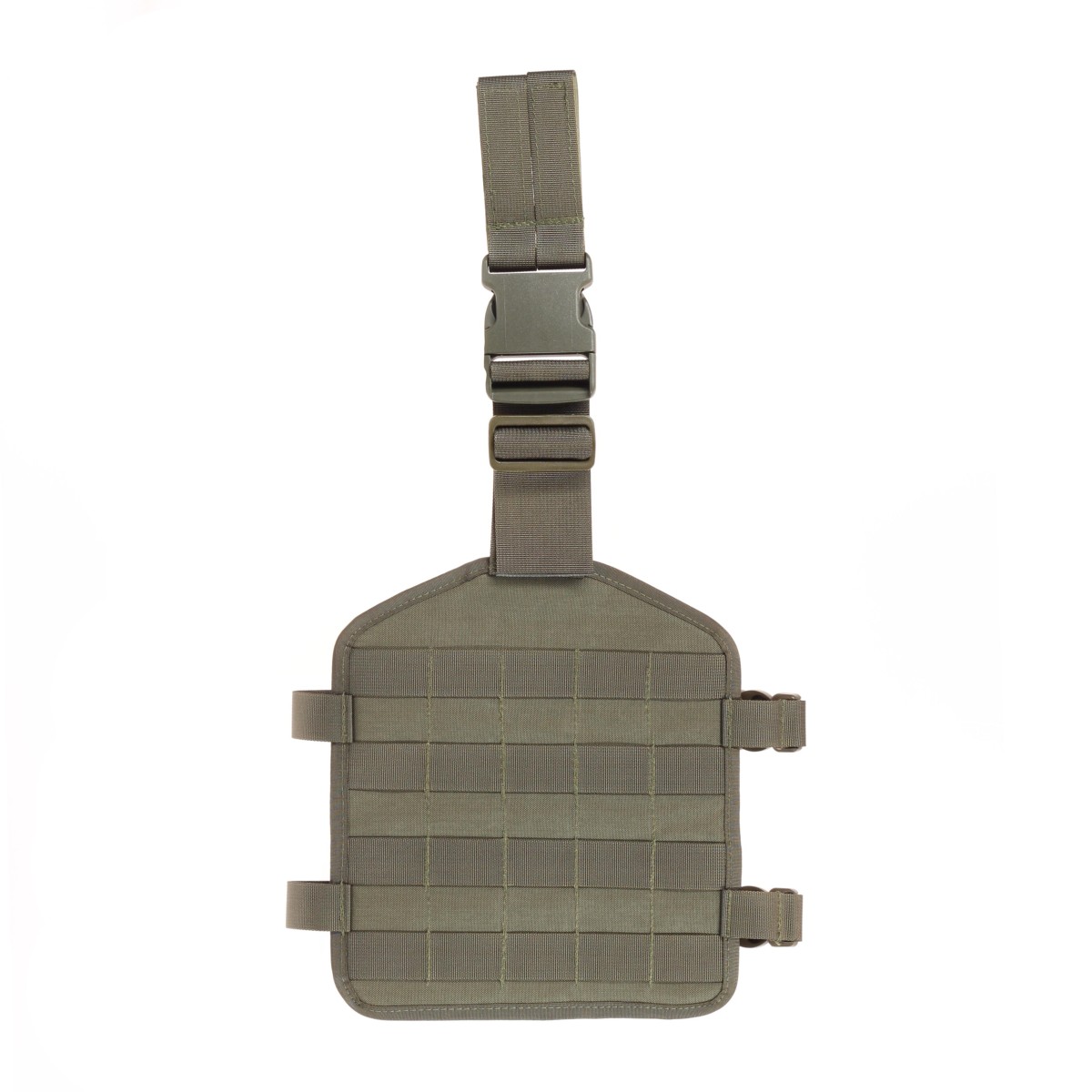 Tactical leg plate with Molle system