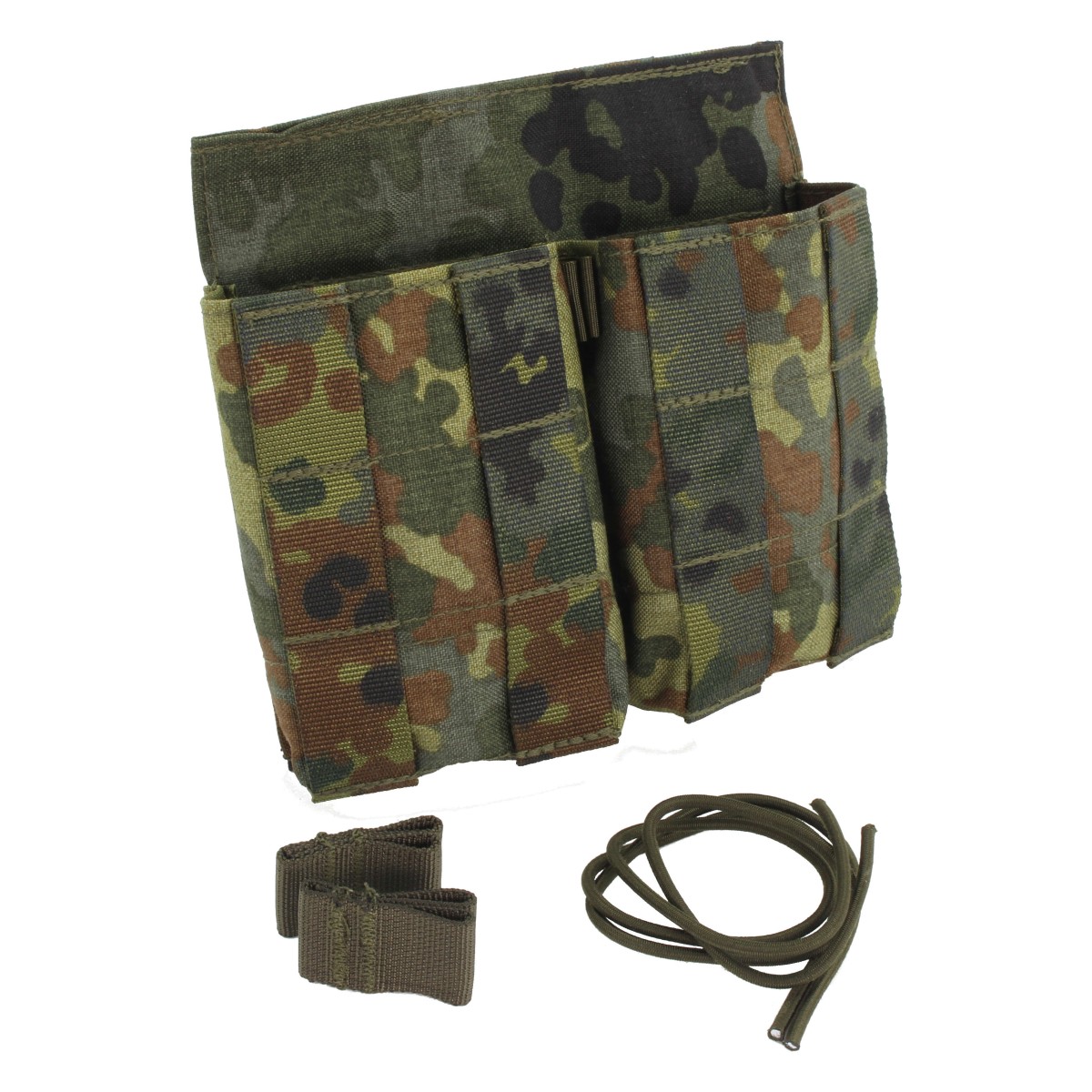 M4 double magazine pouch horizontal alignment incl. MOLLE clips